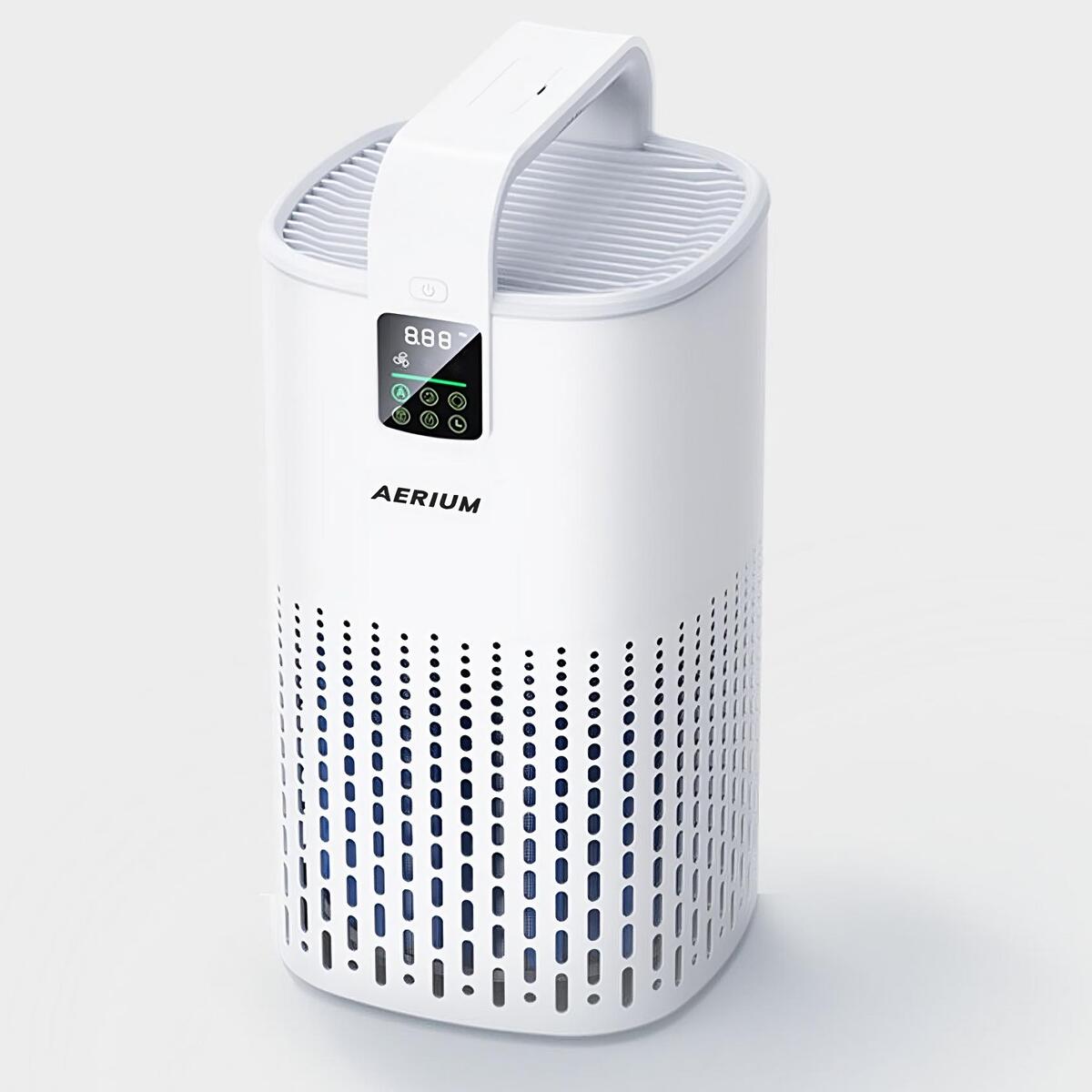 Purificator de aer AERIUM PureSteel Q3 HEPA Wi-Fi | Aeriumshop.ro